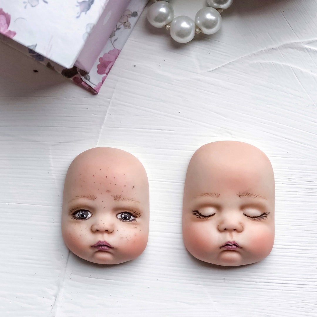 Doll Faces for Making a Plush Doll. Doll Parts.face for Teddy Dolls ...
