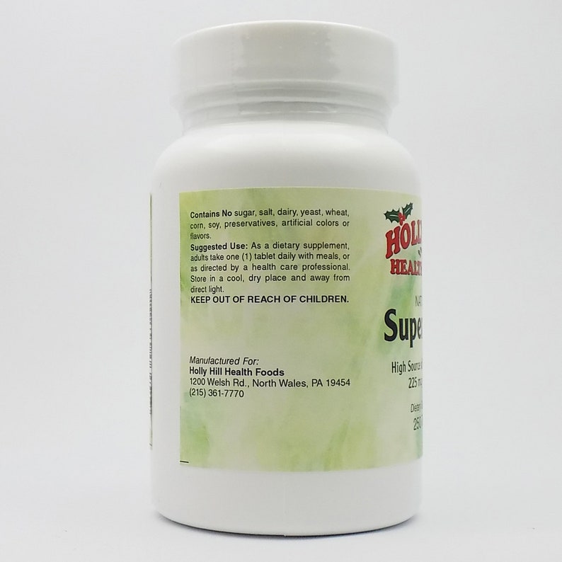 Holly Hill Health Foods, Super Kelp 225 MCG, 250 Tablets - Etsy