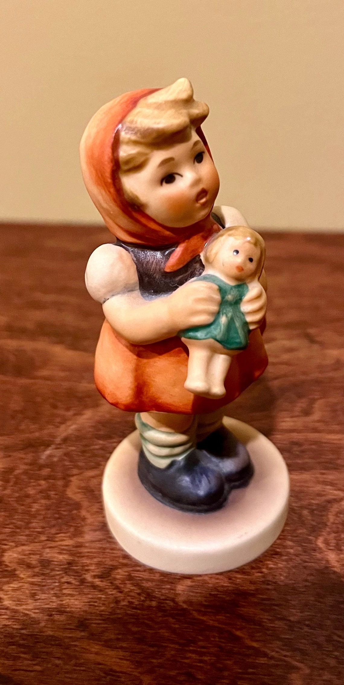 Hummel Girl Figurine With Doll - Etsy