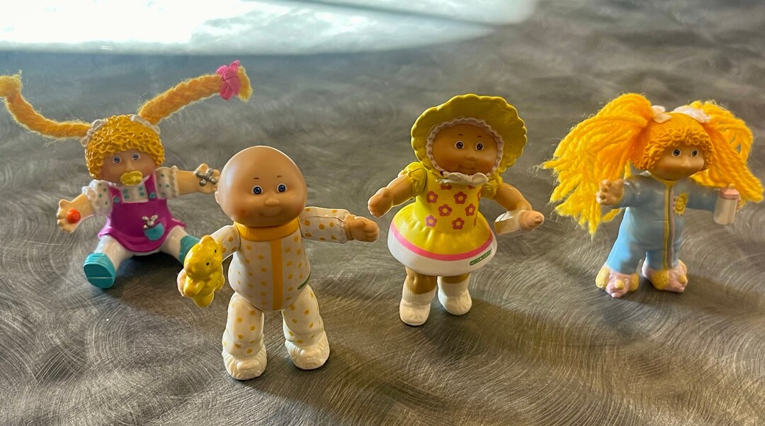 Four Vintage Cabbage Patch Kids Lot Dolls 3.5 Movable Arms and Legs - Etsy