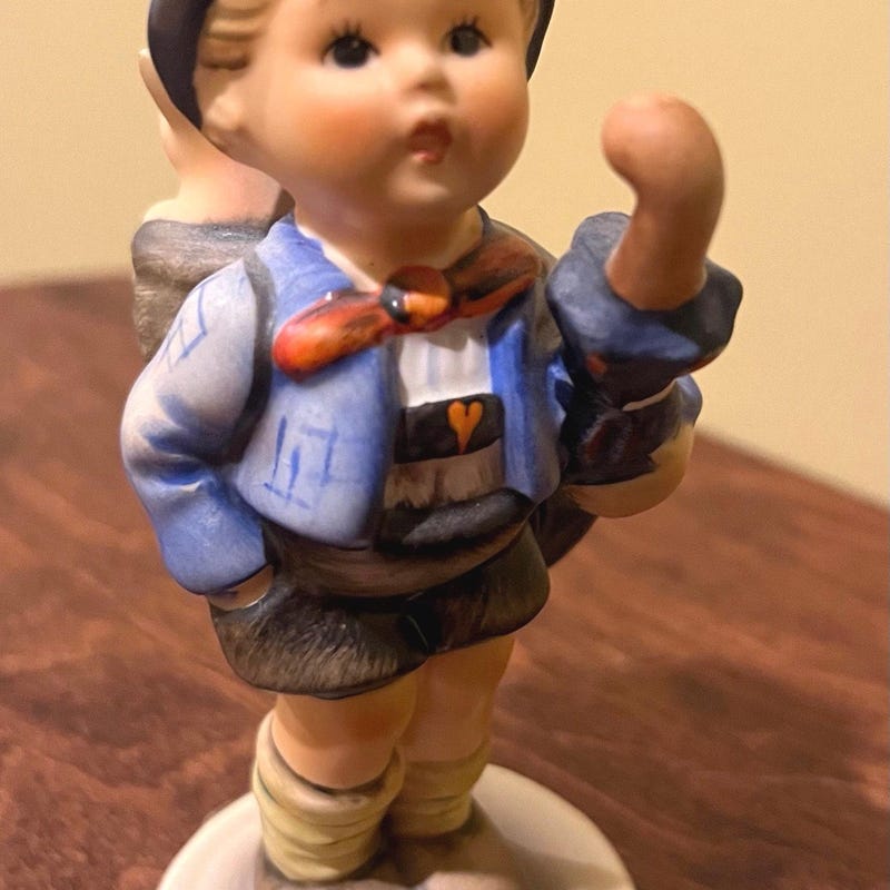 Hummel With Pig Figurine - Etsy