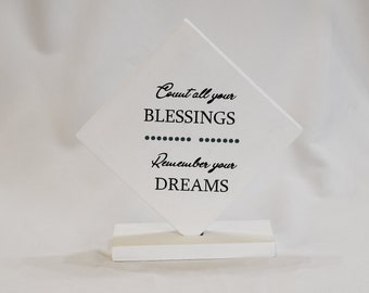 Prayers Go up and Blessings Come Down Sign, Religious Sign, Inspiration ...