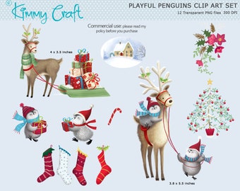 Hand Painted Watercolor Woodland Animals Clip Art Digital | Etsy