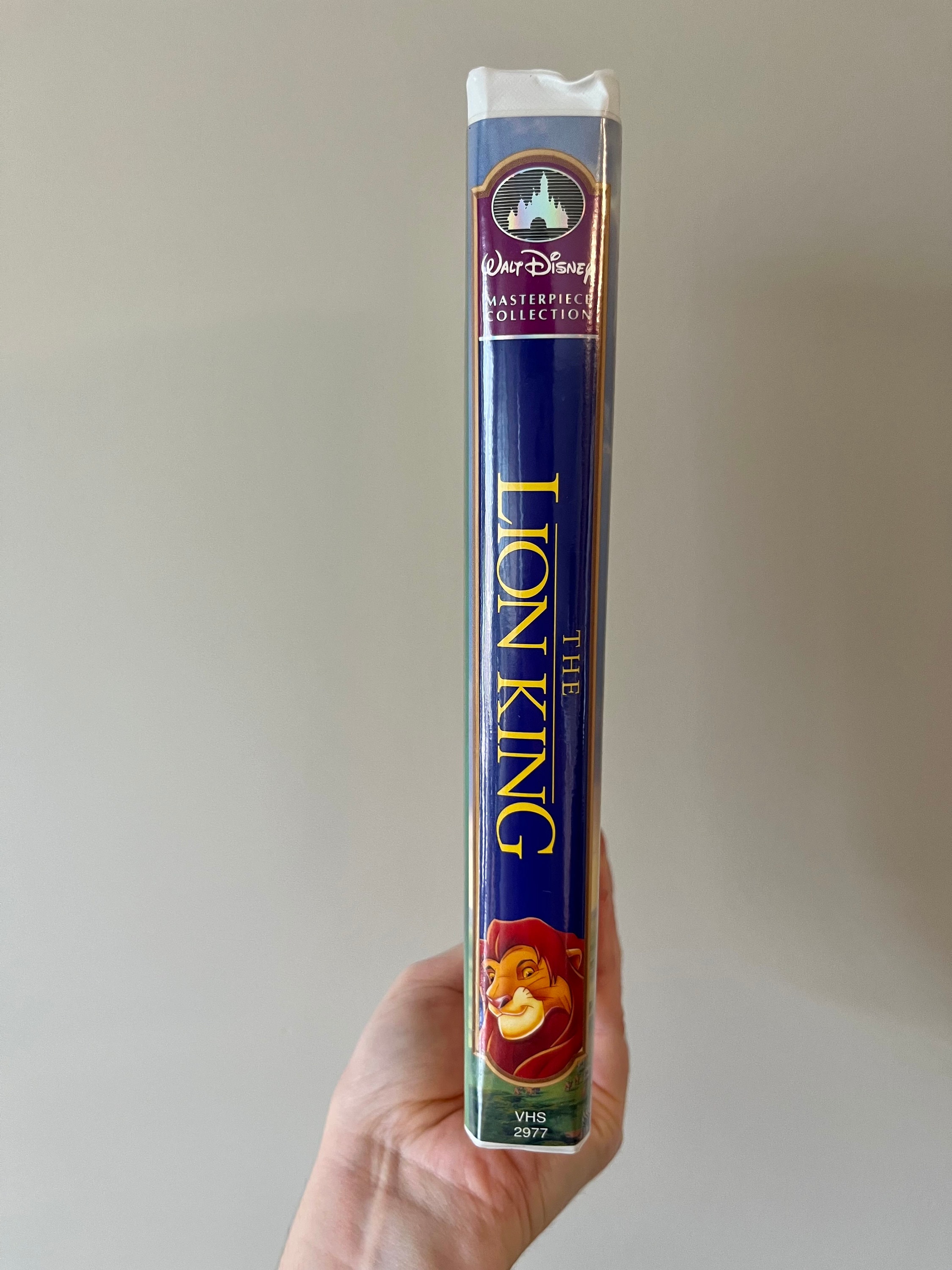 Lion King VHS Walt Disney Masterpiece Collection - Etsy