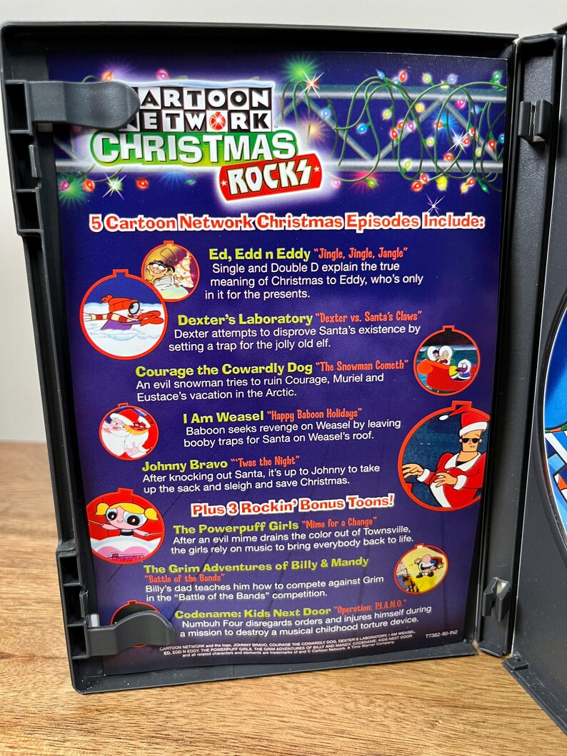 Cartoon Network Christmas Rocks DVD 8 Cartoons - Etsy
