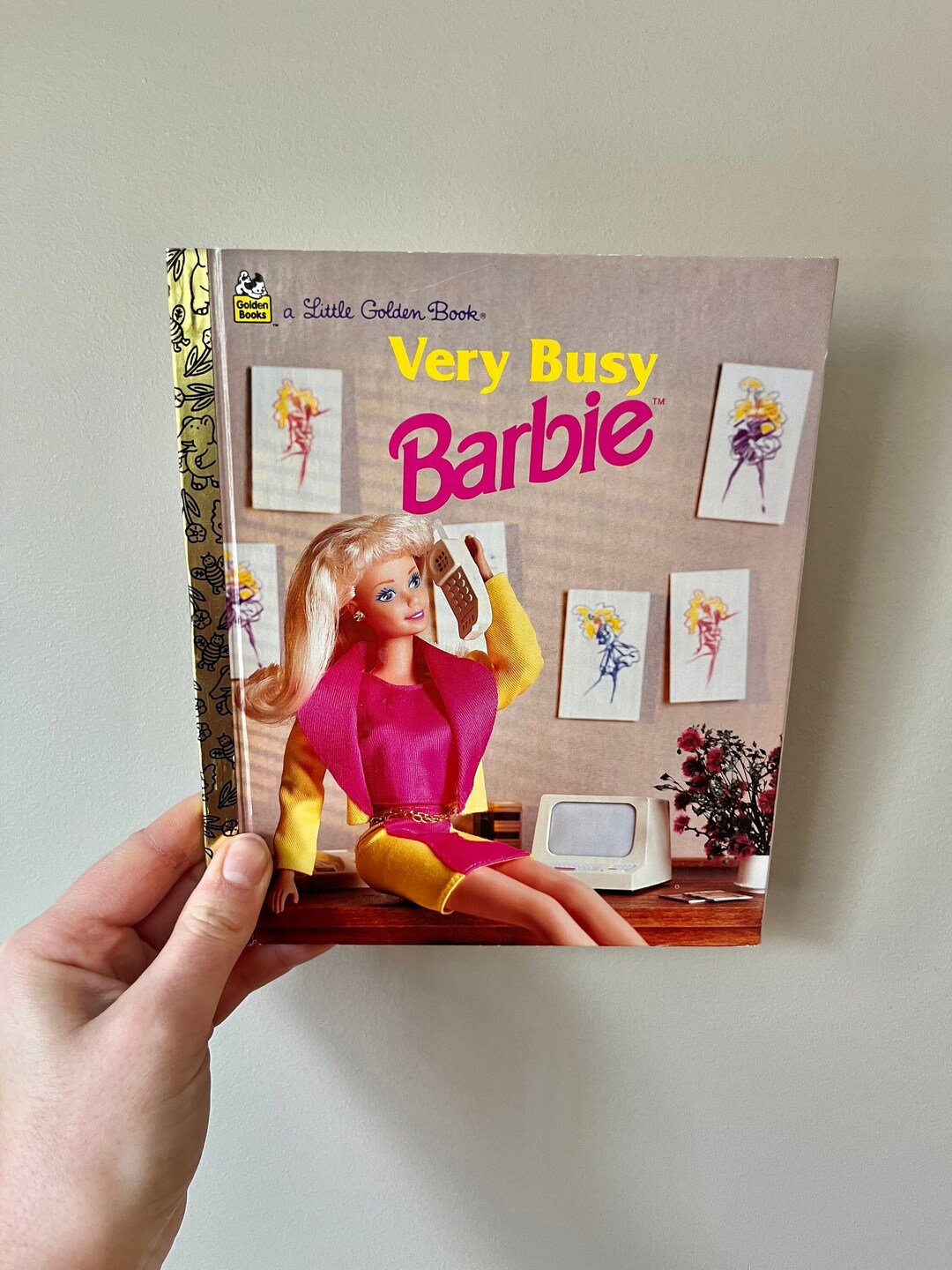 Very Busy Barbie - 1993 Little Golden Book, Like New - Etsy