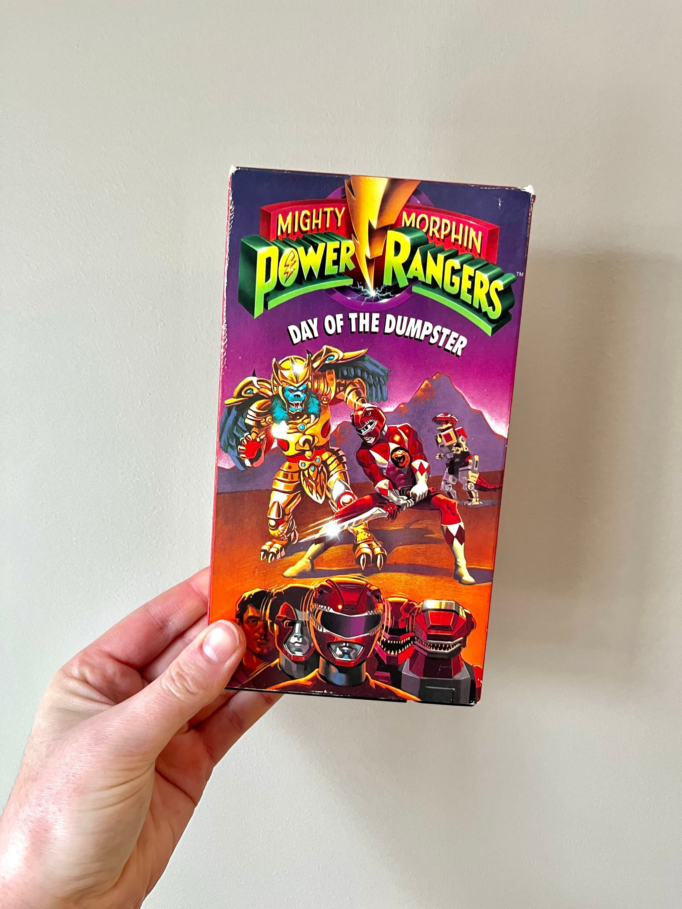 Mighty Morphin Power Rangers Day of the Dumpster 1993 VHS - Etsy