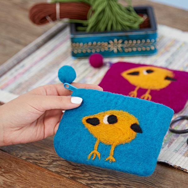 Felt Coin Purse - Etsy