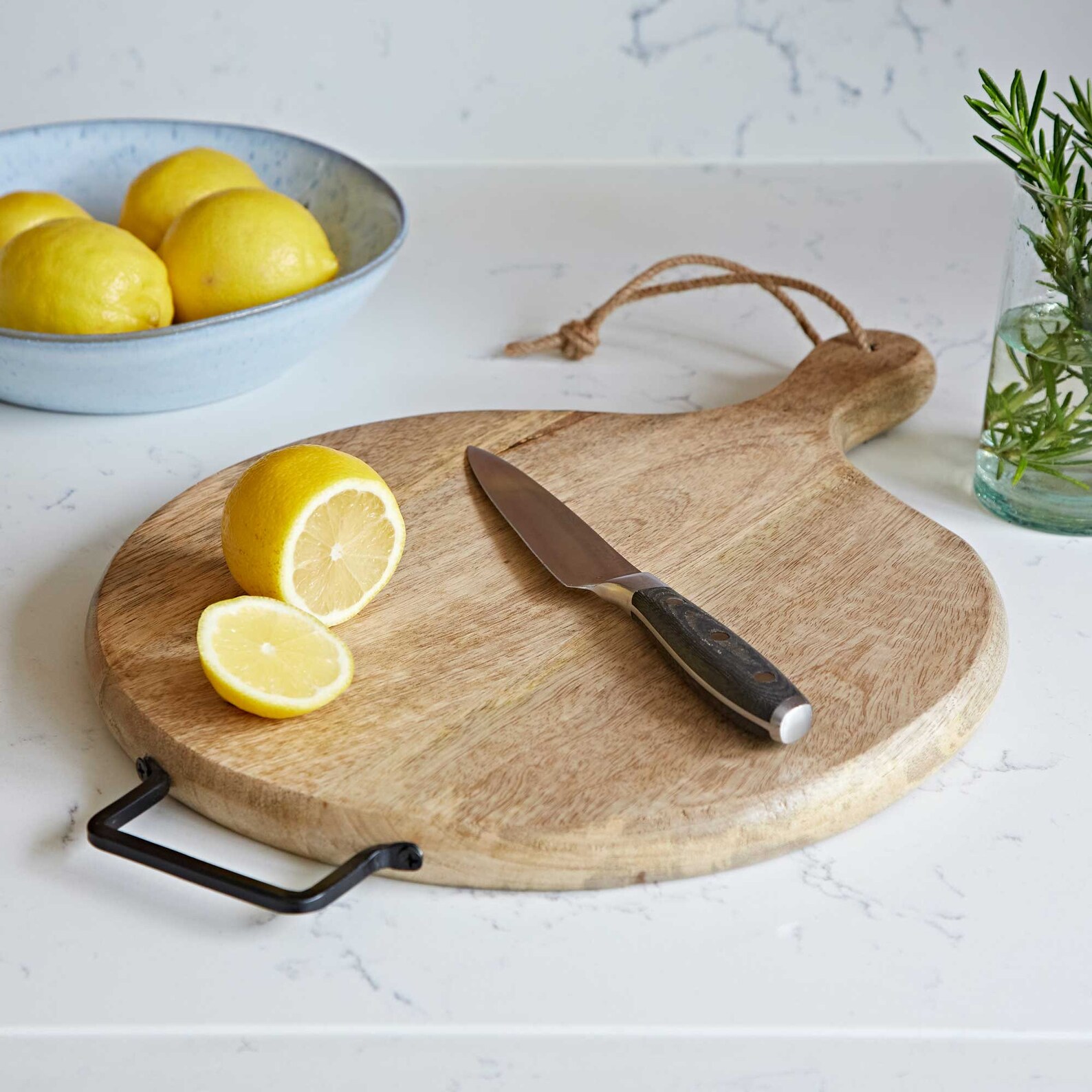 Handmade Mango Wood Round Chopping Board: Rustic Serving Platter - Etsy