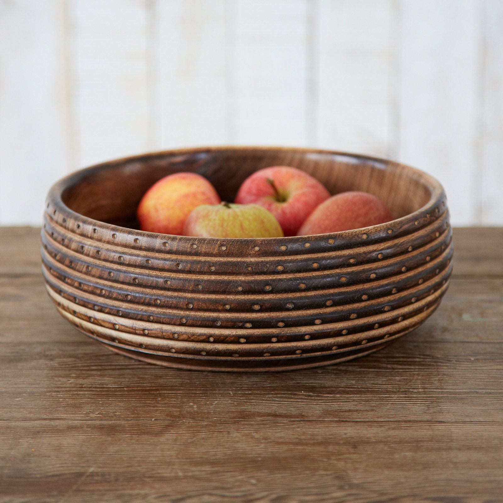 Handmade Wooden Fruit Bowl Natural Wood Salad Bowls - Etsy
