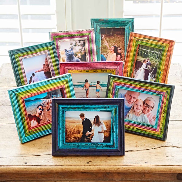 Recycled Materials Picture Frames - Etsy
