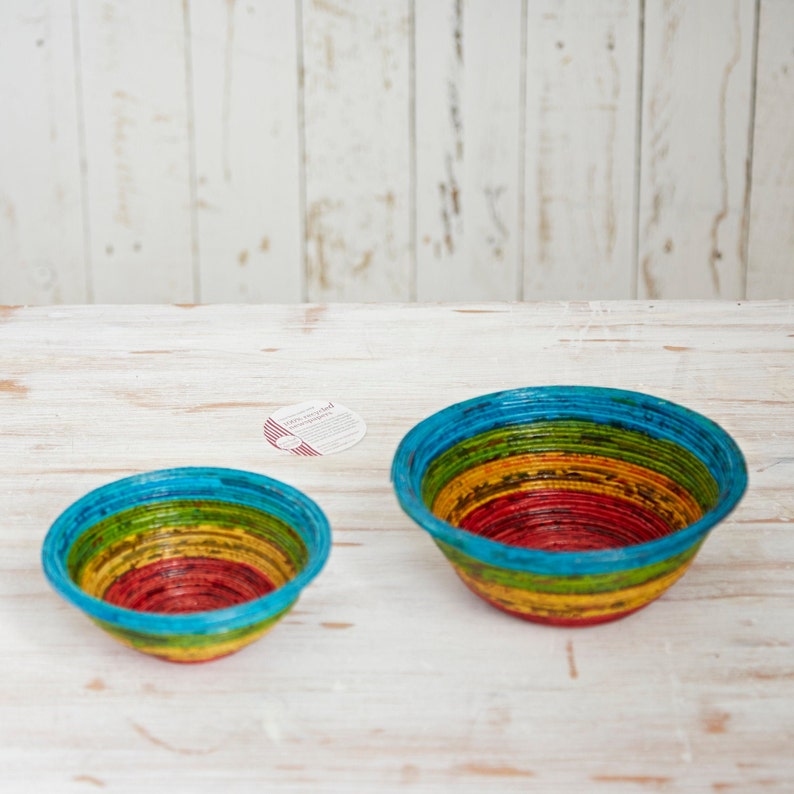 Recycled Newspaper Bowls Paper Bowls Handmade Bowl - Etsy