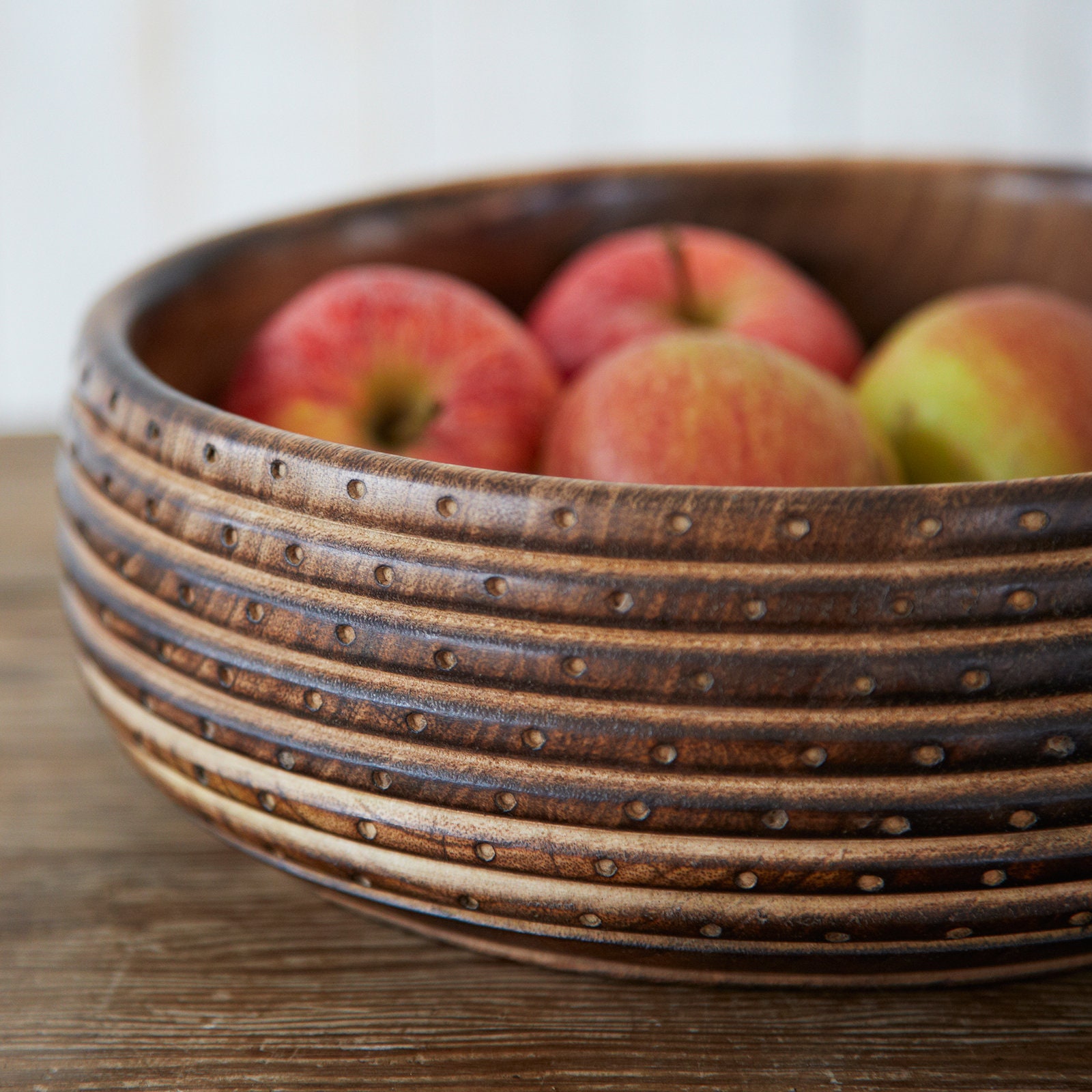 Handmade Wooden Fruit Bowl Natural Wood Salad Bowls - Etsy