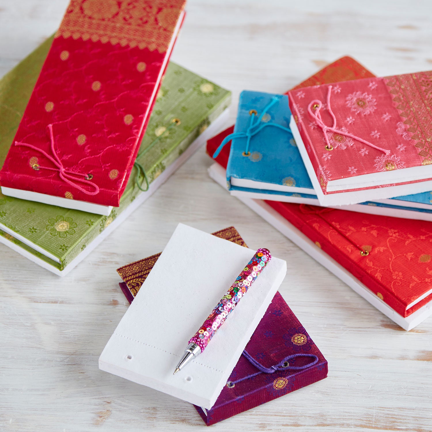 Handmade Sari Notepads Desk Pad Writing Pad Stationery | Etsy