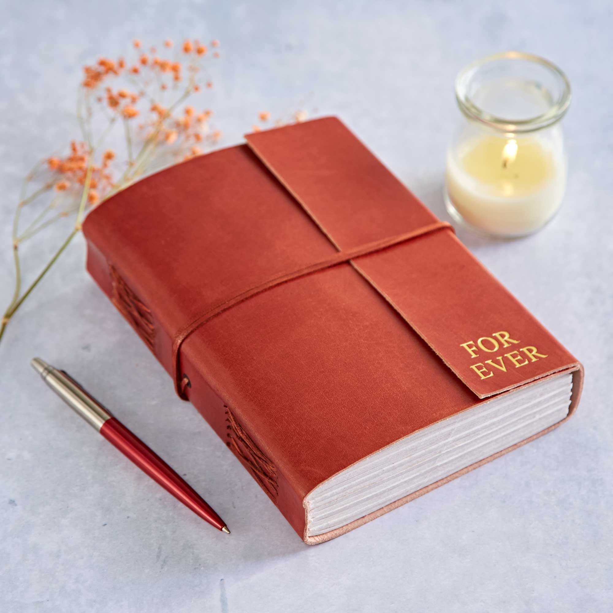 Personalised Distressed Large Leather Journals large to XXL - Etsy