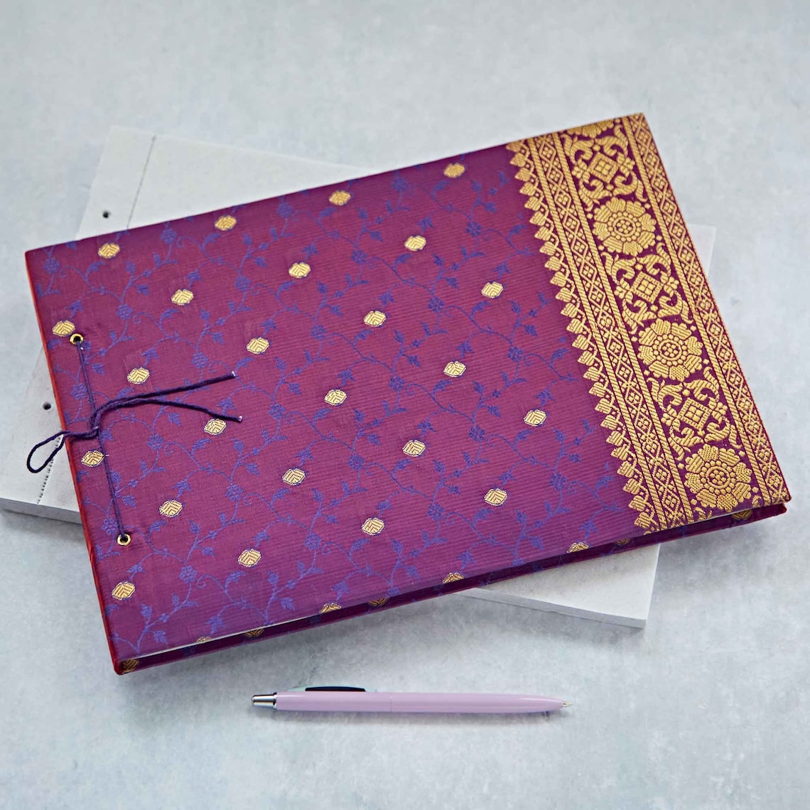 Handmade Sari Notepads Desk Pad Writing Pad Stationery - Etsy