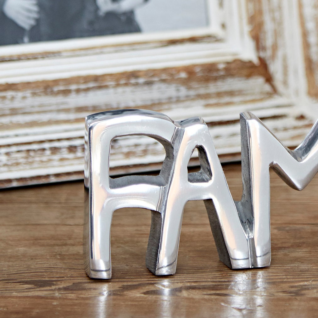 Recycled Metal FAMILY Sign Free Standing Metal Letters - Etsy
