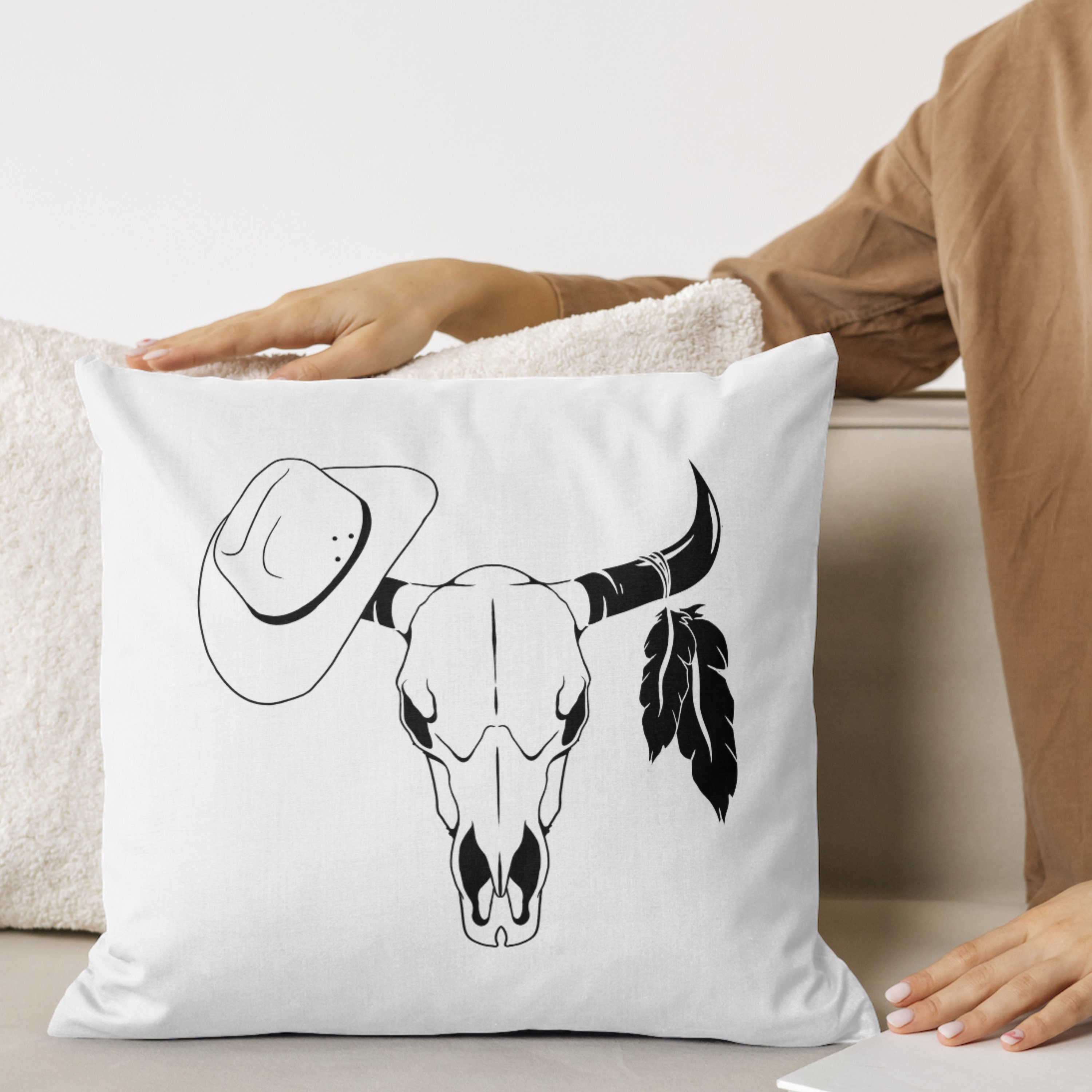 Bull Skull SVG - Etsy