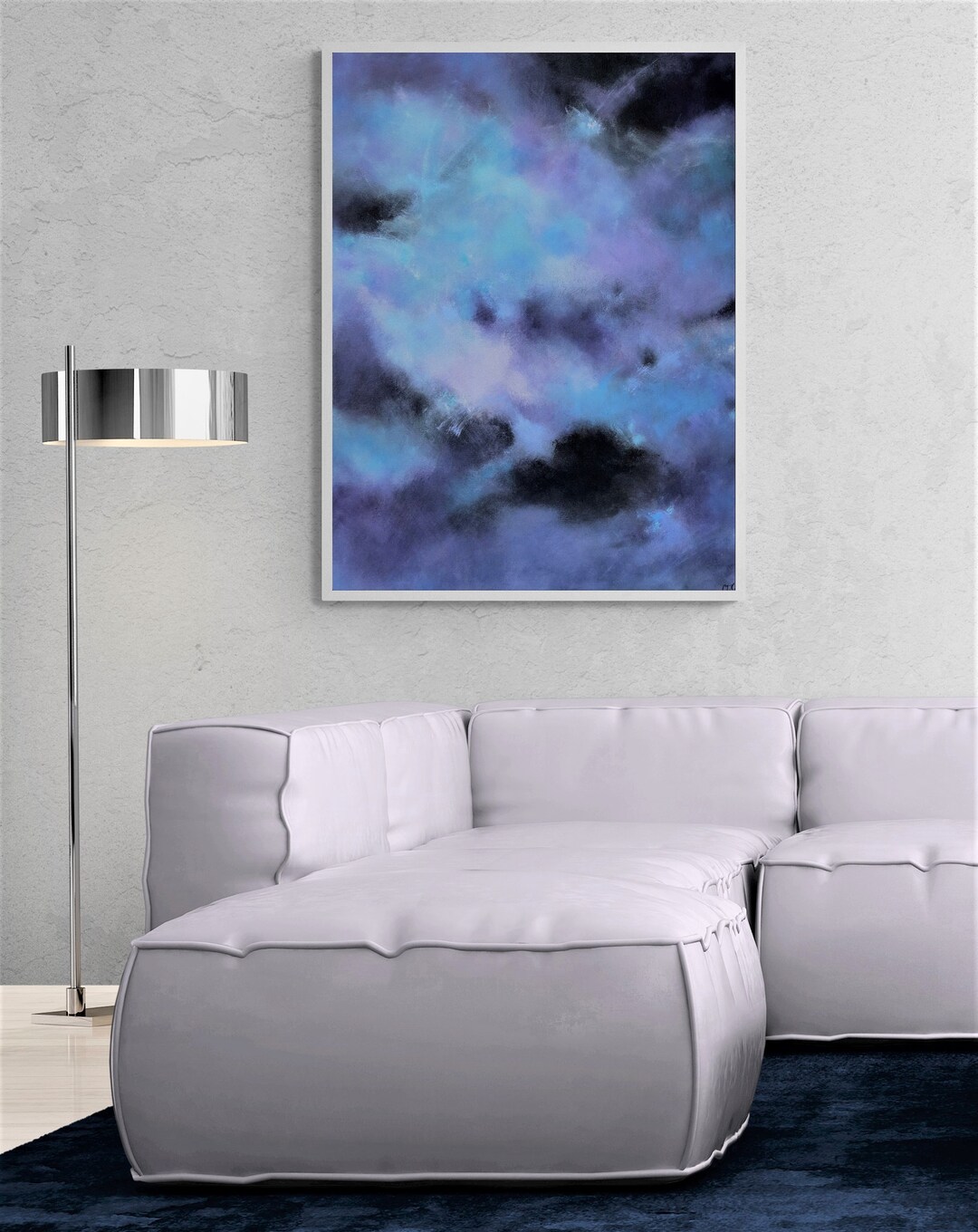 Large Abstract on Canvas by C. Damien Fox - Etsy