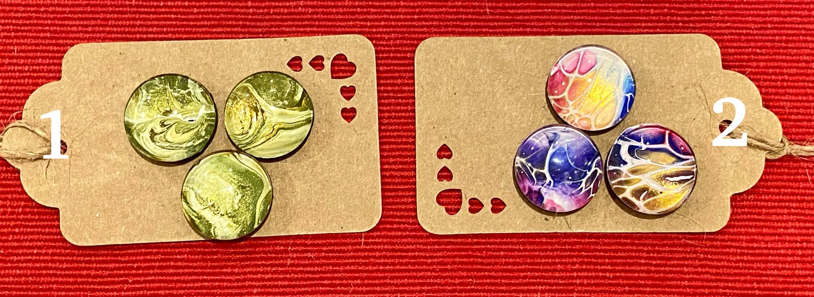 Fluid Acrylic Art Magnets Colourful Acrylic Magnets Fridge - Etsy