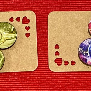 Fluid Acrylic Art Magnets Colourful Acrylic Magnets Fridge - Etsy