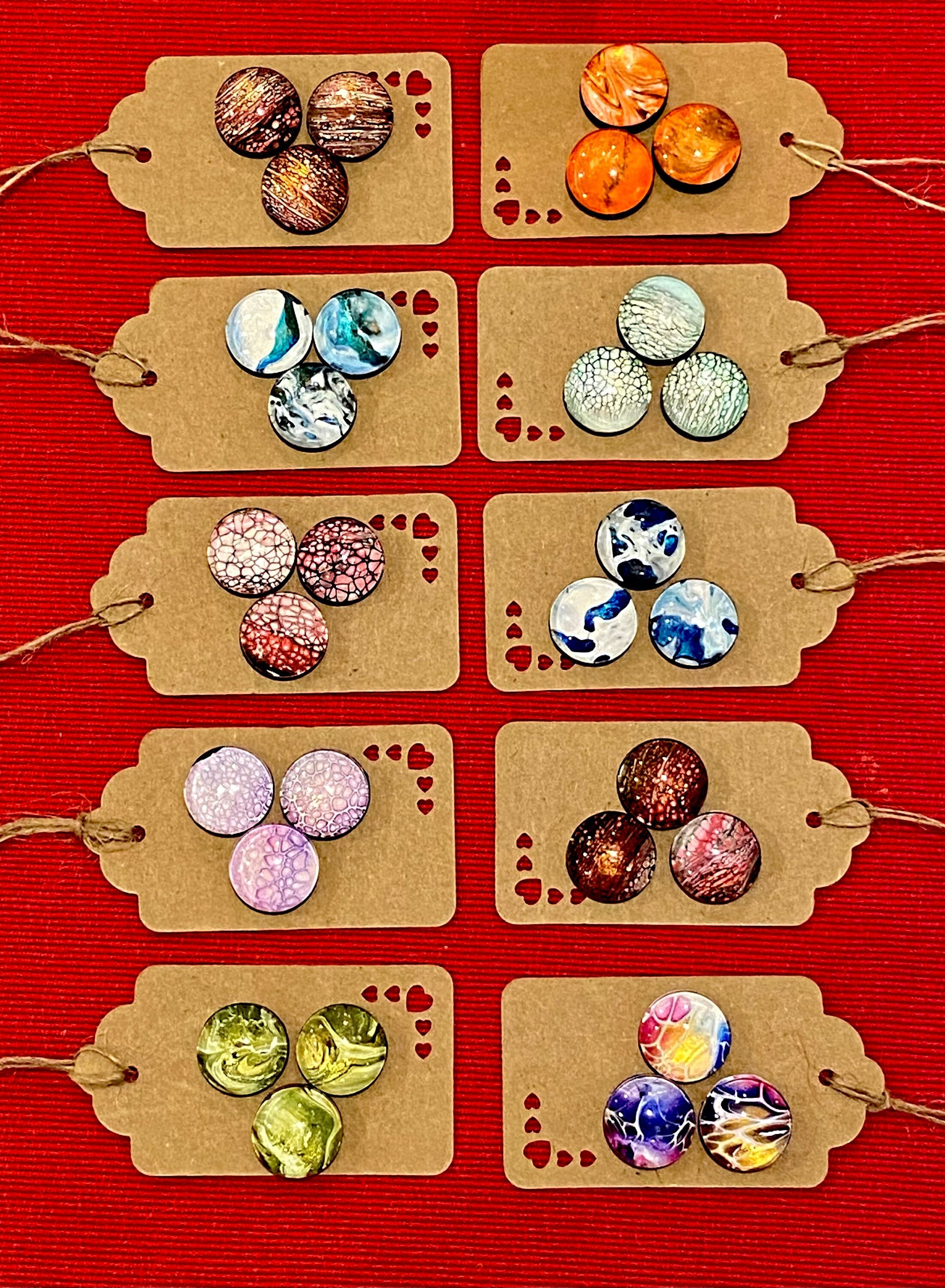 Fluid Acrylic Art Magnets Colourful Acrylic Magnets Fridge - Etsy