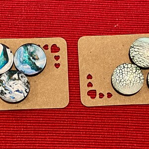 Fluid Acrylic Art Magnets Colourful Acrylic Magnets Fridge - Etsy