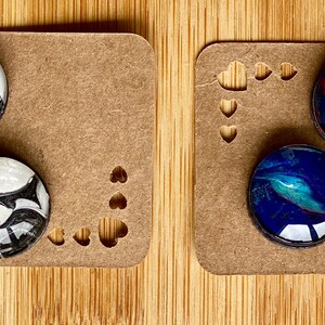 Fluid acrylic art magnets Colourful acrylic magnets Fridge | Etsy