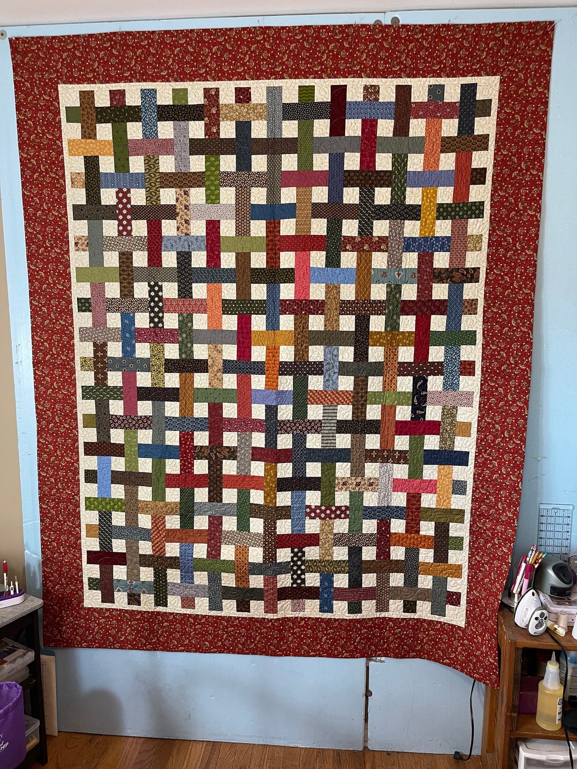 Basket Weave Quilt - Etsy