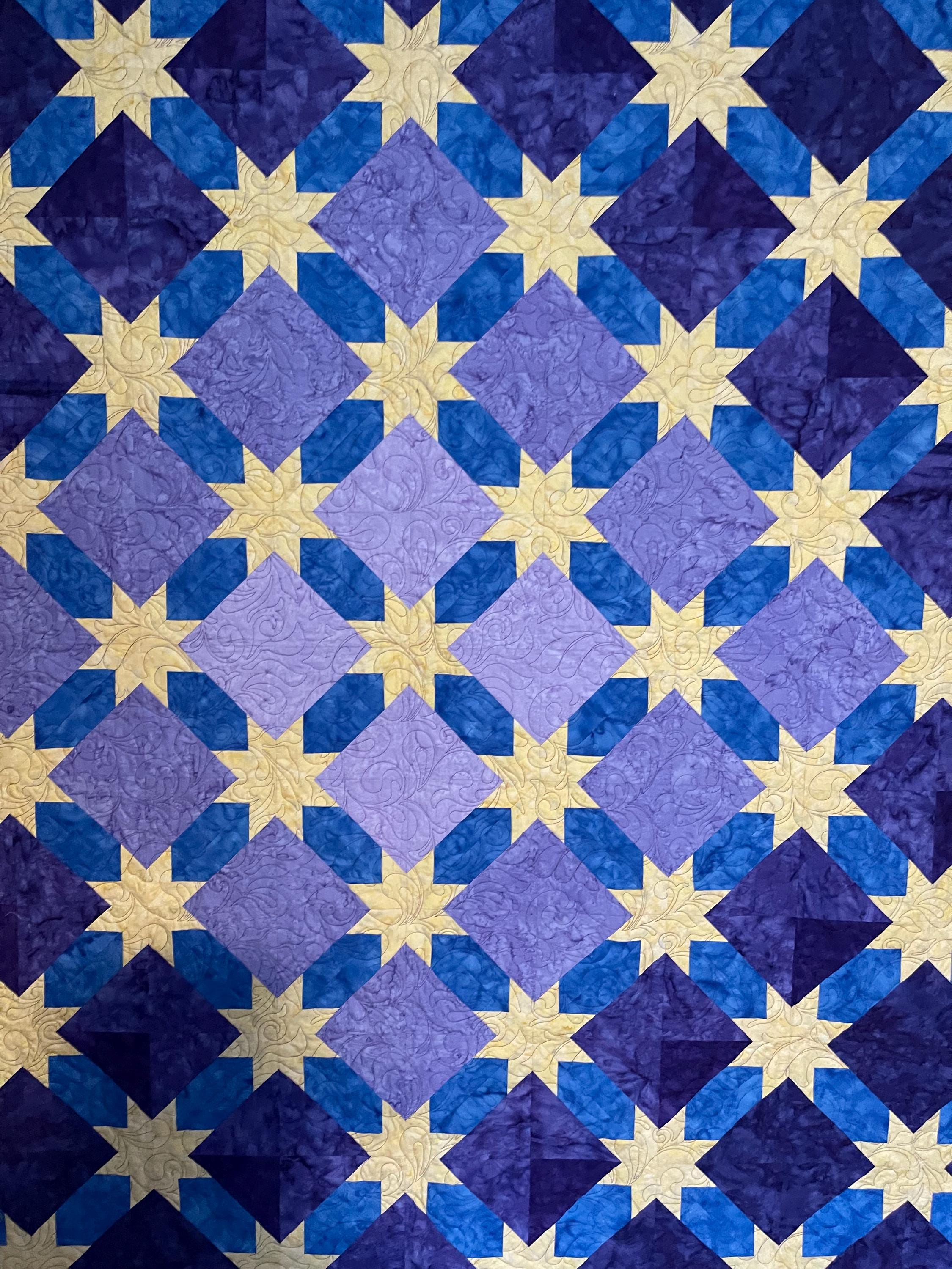 Purple Hunter Star Quilt - Etsy