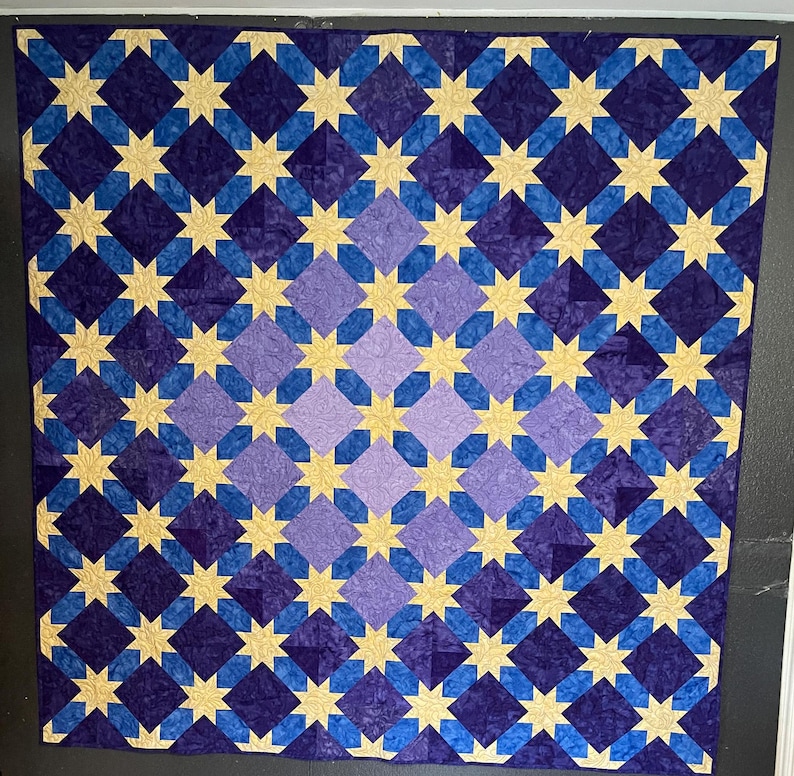 Purple Hunter Star Quilt - Etsy