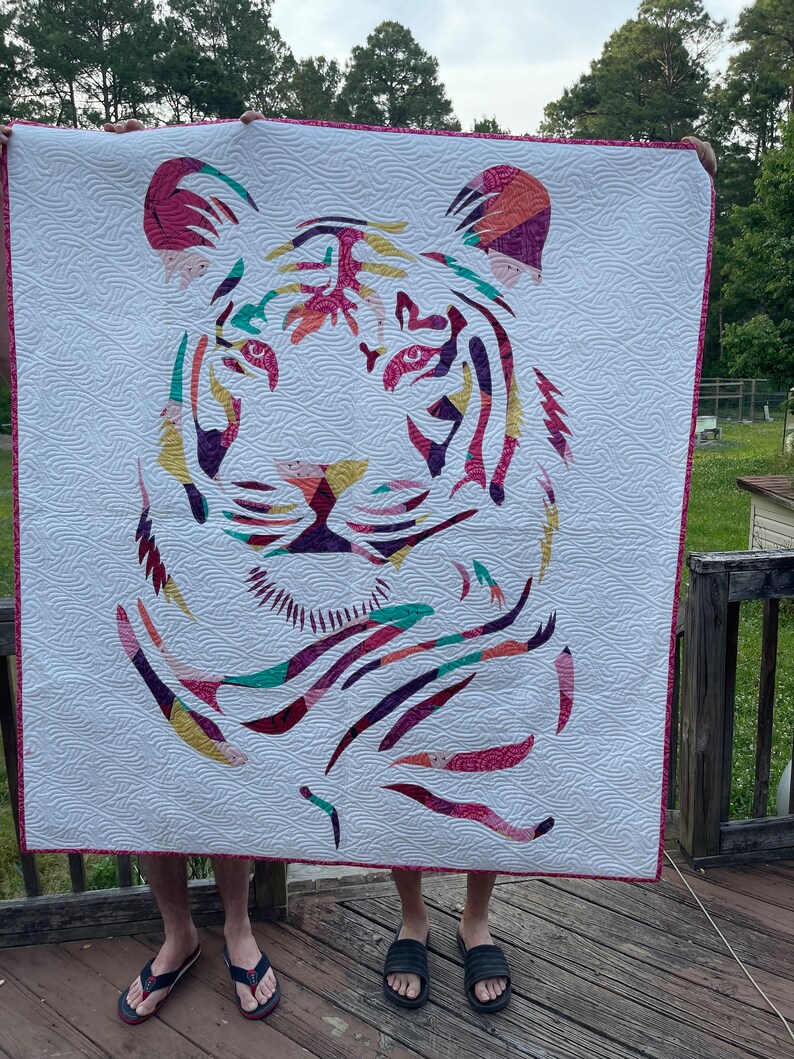 Tiger Quilt - Etsy