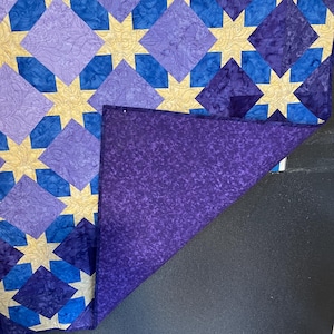 Purple Hunter Star Quilt - Etsy