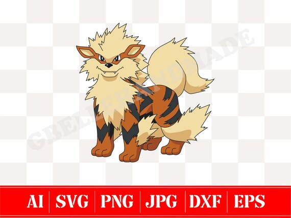 Arcanine Vector Svg Ai Eps Jpg Png Svg Dxf Files for - Etsy UK