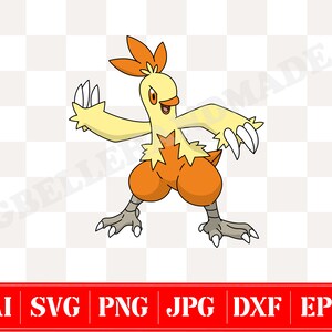 Combusken Svg Ai, Eps, Jpg, Png, Svg, Dxf, Files for Cricut Machine ...