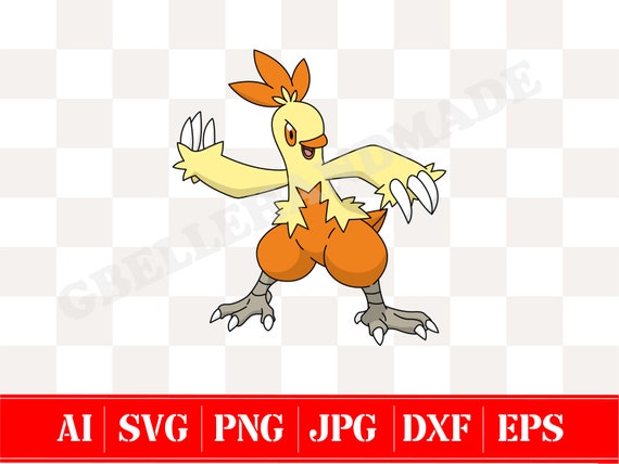 Combusken Svg Ai Eps Jpg Png Svg Dxf Files for Cricut - Etsy