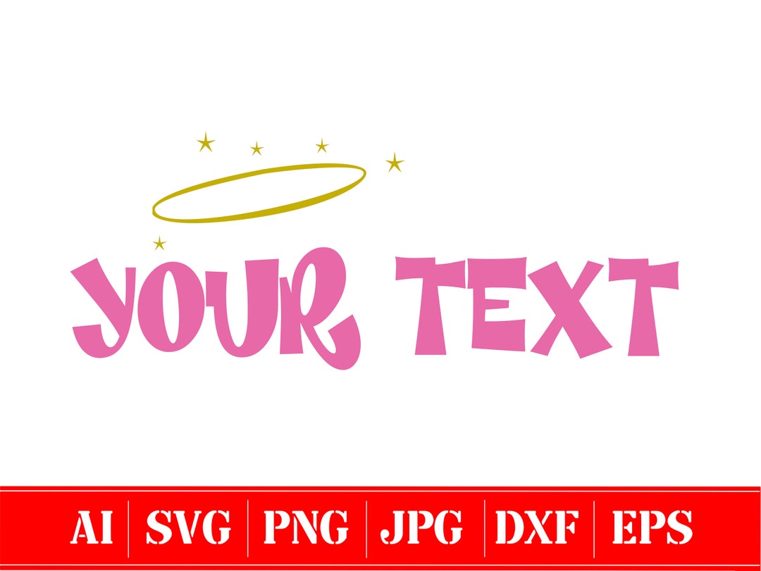 Personalized Baddie Style Text Svg Custom Text Svg Ai - Etsy España