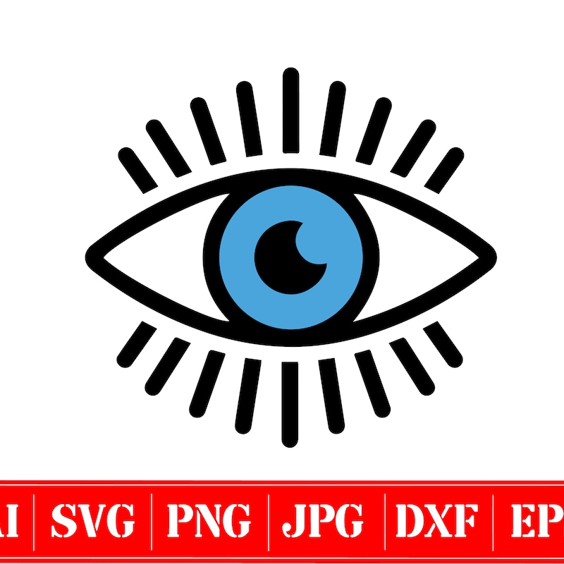 Evil Eye Svg' - Etsy