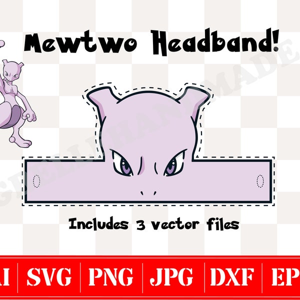 Mewtwo Svg - Etsy