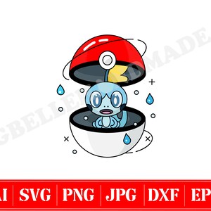 Sobble Vector Svg Ai, Eps, Jpg, Png, Svg, Dxf, Files for Cricut Machine ...