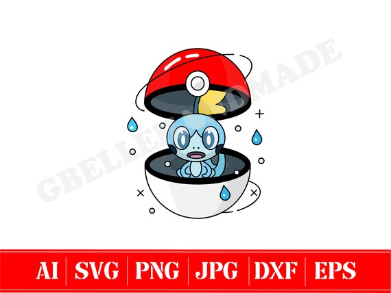 Sobble Vector Svg Ai Eps Jpg Png Svg Dxf Files for - Etsy Canada