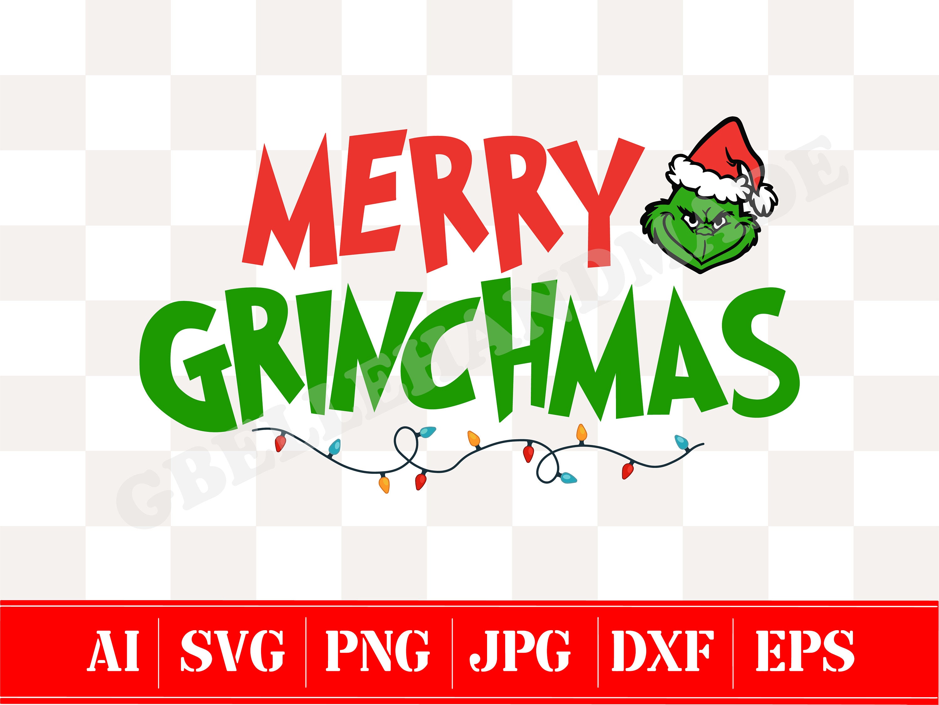 Merry Grinchmas Svg Chritsmas Grinch Svg Ai Eps Etsy Australia