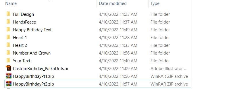 Happy Birthday Polka Dot Style Svg Custom Birthday Dots Font - Etsy