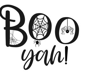Boo Yah Svg | Etsy