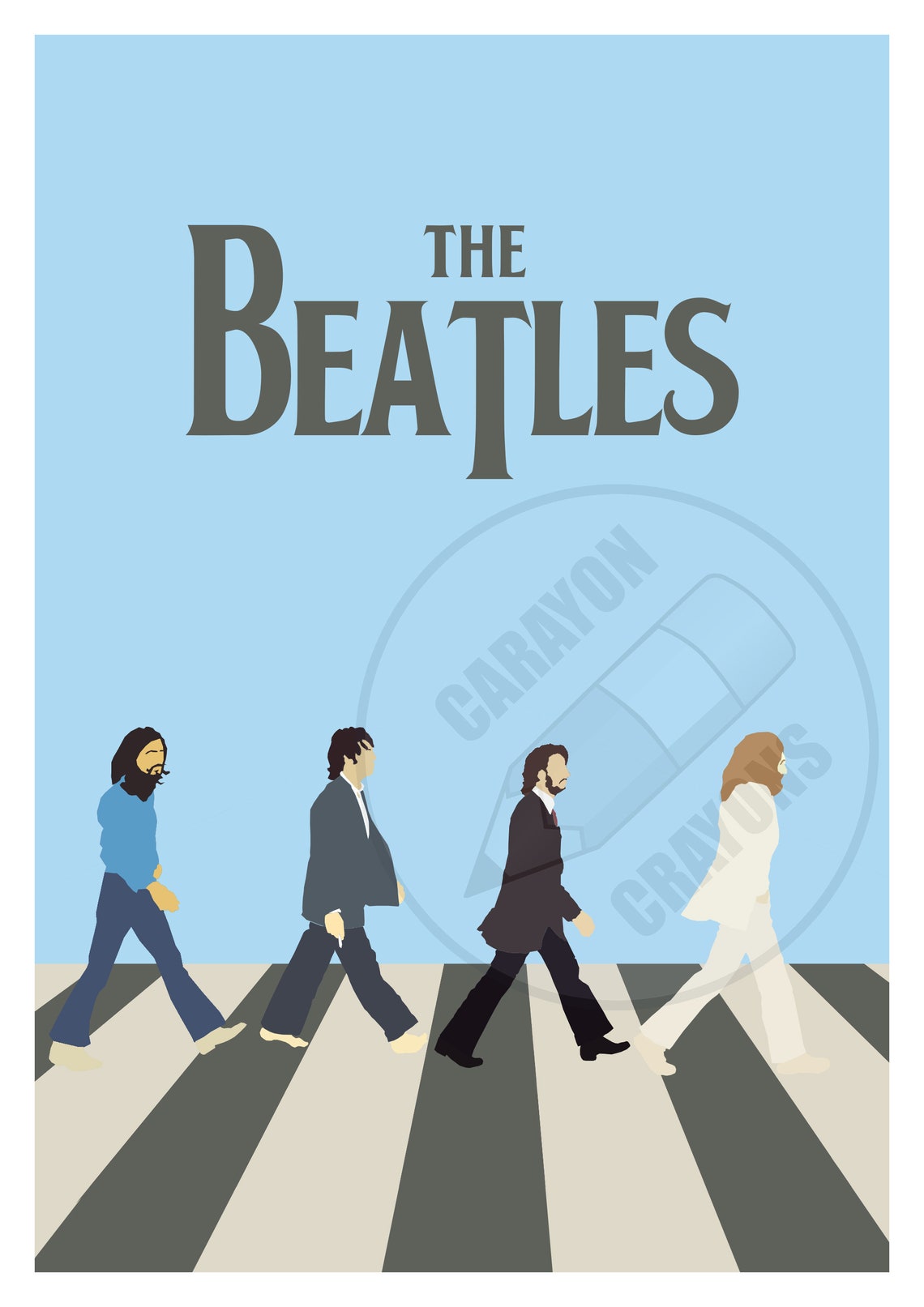 Digital Print - the Beatles - Etsy