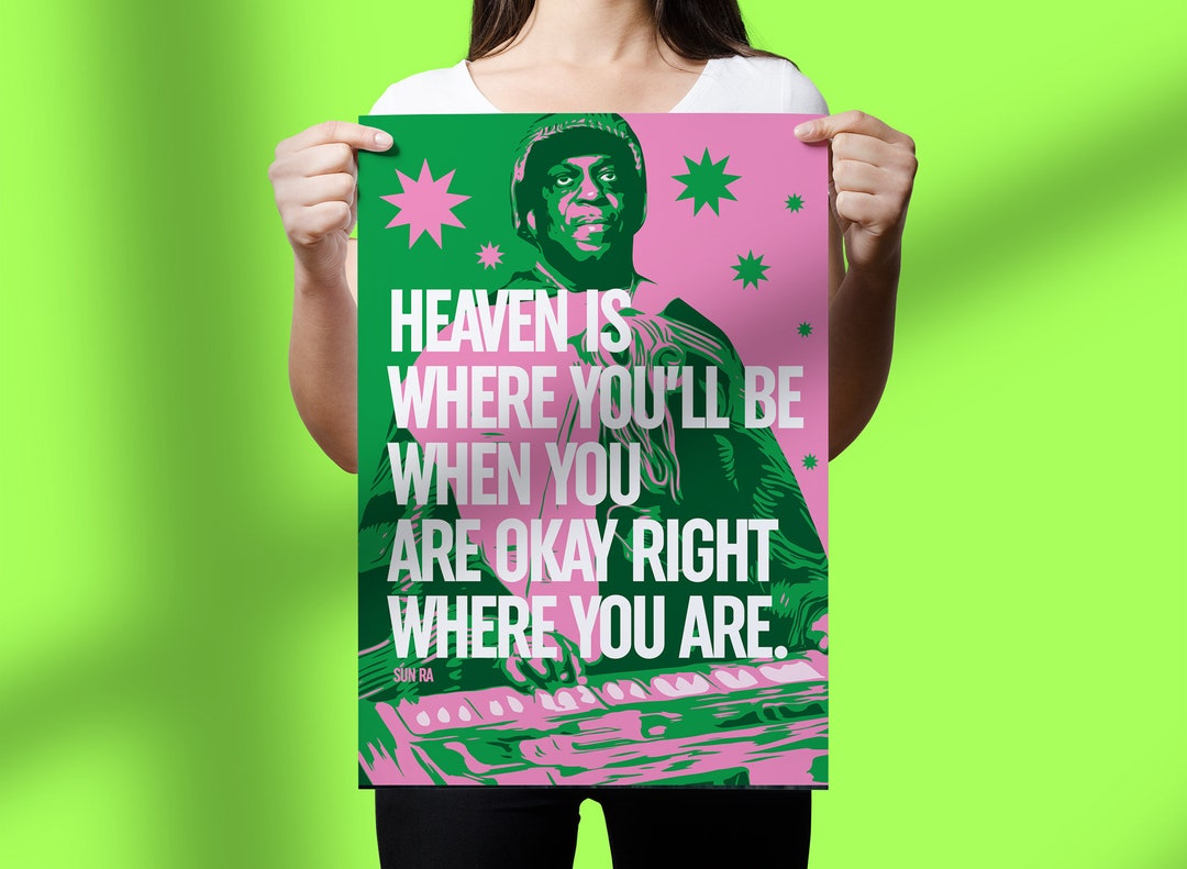 Sun Ra Quote A3 Poster - Etsy
