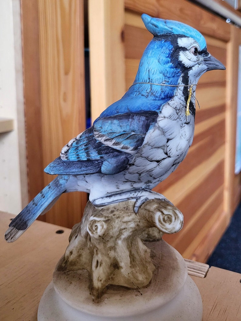 Lefton Blue Jay Porcelain - Etsy