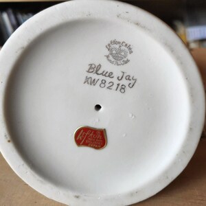 Lefton Blue Jay Porcelain - Etsy