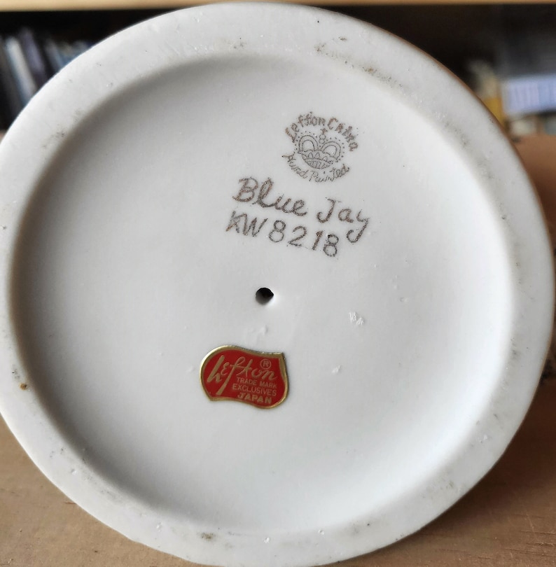 Lefton Blue Jay Porcelain - Etsy