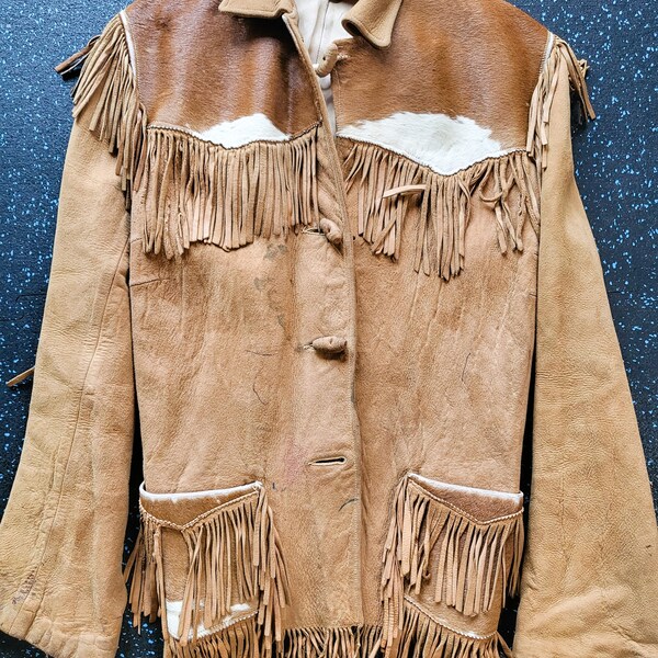 Cow Hide Jacket - Etsy